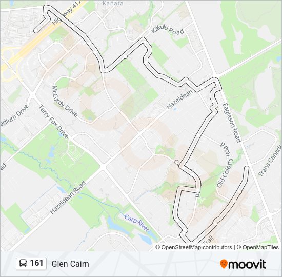 161 Route: Schedules, Stops & Maps - Glen Cairn (Updated)