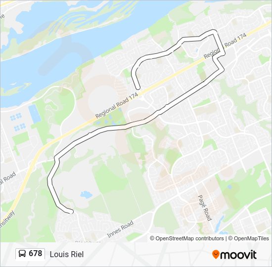 678 Route: Schedules, Stops & Maps - Louis Riel (Updated)