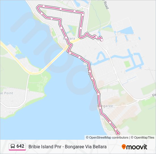 642 Route: Schedules, Stops & Maps - Bribie Island Park 'N' Ride (Updated)
