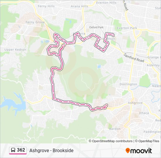 362 Route: Schedules, Stops & Maps - Ashgrove, Royal Pde (Updated)