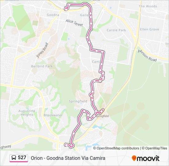 527 Route: Schedules, Stops & Maps - Goodna (Updated)