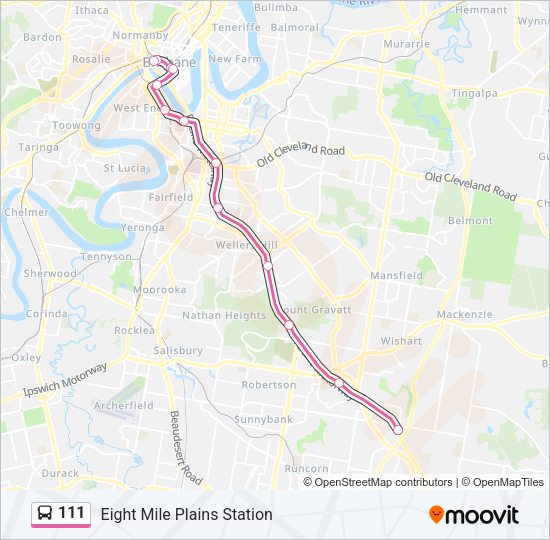 111 Route: Schedules, Stops & Maps - City, Roma St Stop 122 (Updated)