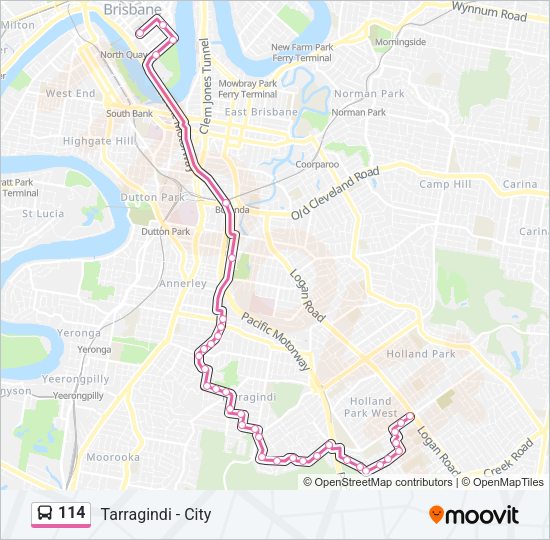 114 Route: Schedules, Stops & Maps - Holland Park West, Nursery Rd ...