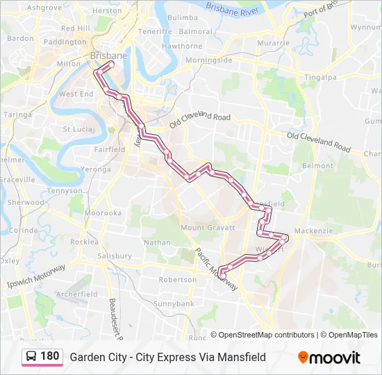 180 Route: Schedules, Stops & Maps - Garden City Interchange (Updated)
