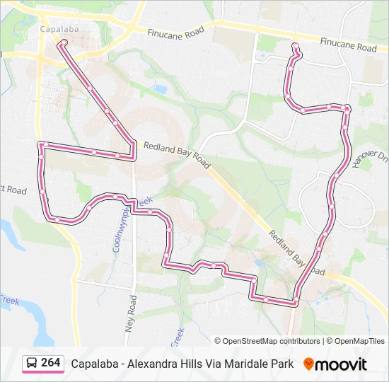 264 Route: Schedules, Stops & Maps - Capalaba (Updated)