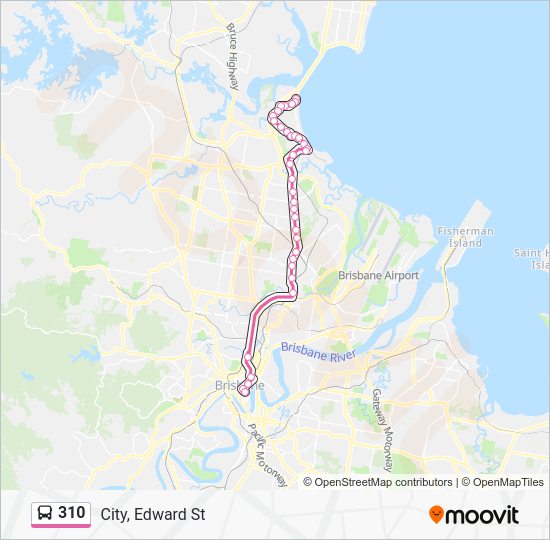 310 Route: Schedules, Stops & Maps - City, Edward St (Updated)