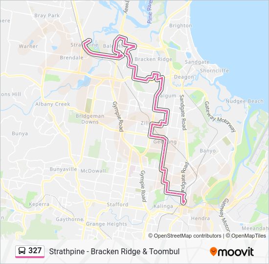327 Route: Schedules, Stops & Maps - Strathpine Bus Station (Updated)