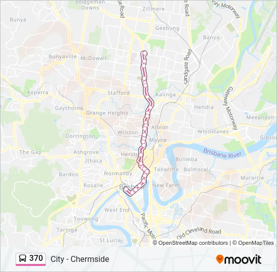 370 Route: Schedules, Stops & Maps - Chermside Interchange (Updated)