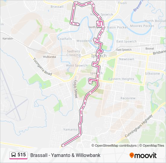 515 Route: Schedules, Stops & Maps - Yamanto (Updated)