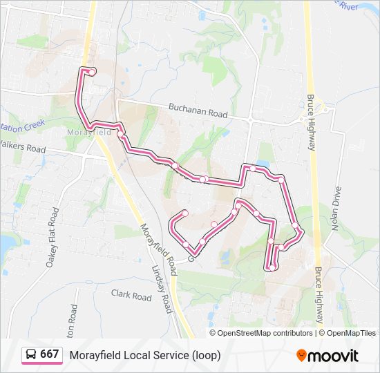667 Route: Schedules, Stops & Maps - Morayfield (Updated)