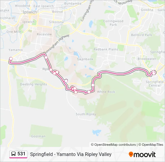 531 Route: Schedules, Stops & Maps - Yamanto (Updated)