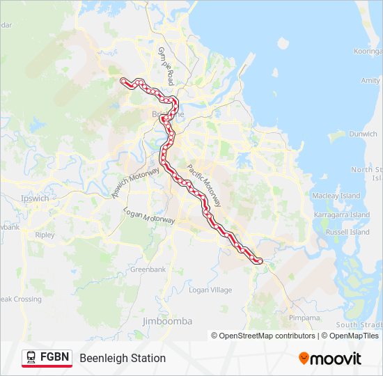 FGBN Route: Schedules, Stops & Maps - Beenleigh Station (Updated)