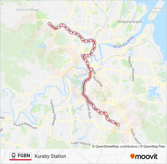 FGBN Route: Schedules, Stops & Maps - Kuraby Station (Updated)