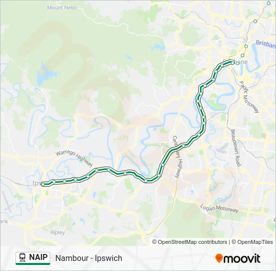 NAIP Route: Schedules, Stops & Maps - Ipswich Station (Updated)