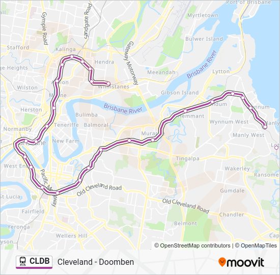 CLDB Route: Schedules, Stops & Maps - Doomben Station (Updated)