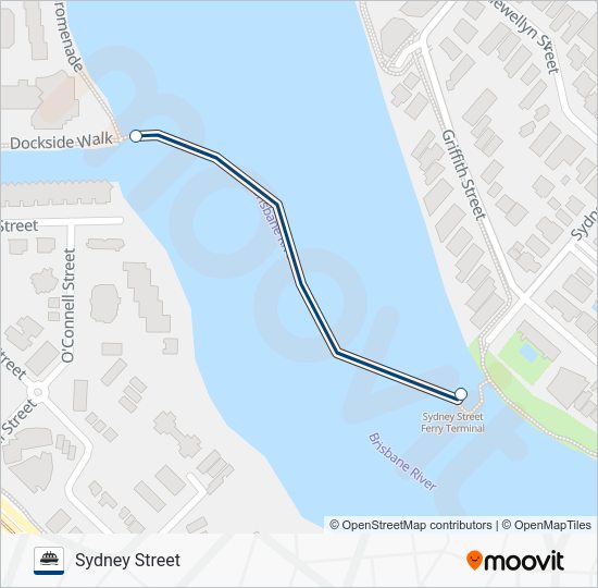 Línea sydney street dockside: horarios, paradas y mapas - Sydney Street ...