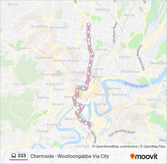 333 Route: Schedules, Stops & Maps - Chermside Interchange (Updated)