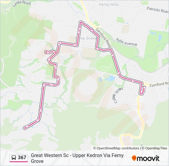 367 Route: Schedules, Stops & Maps - Ferny Grove Station, Stop C (Updated)