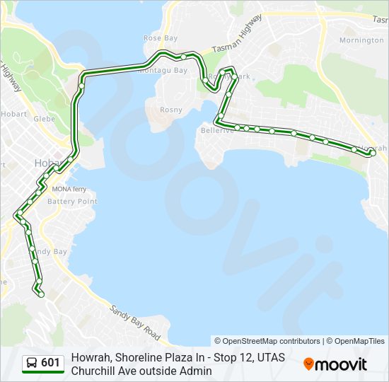 601 Route: Schedules, Stops & Maps - Shoreline (Updated)