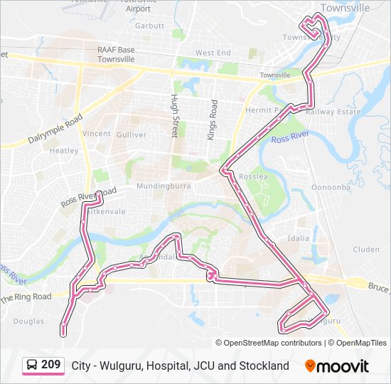 209 Route: Schedules, Stops & Maps - Aitkenvale (Updated)
