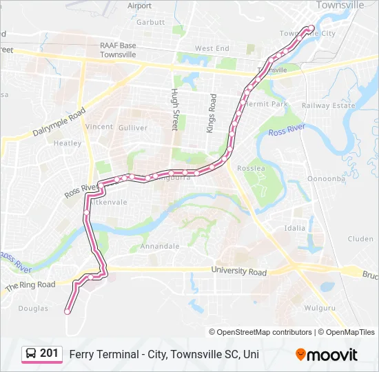 201 Route: Schedules, Stops & Maps - Townsville City (Updated)