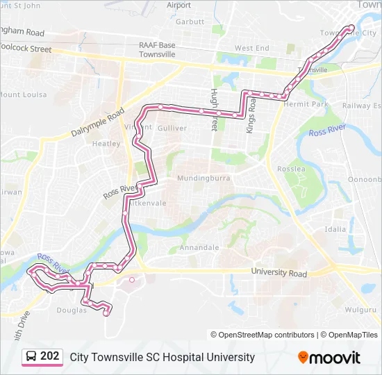 202 Route: Schedules, Stops & Maps - Townsville City (Updated)