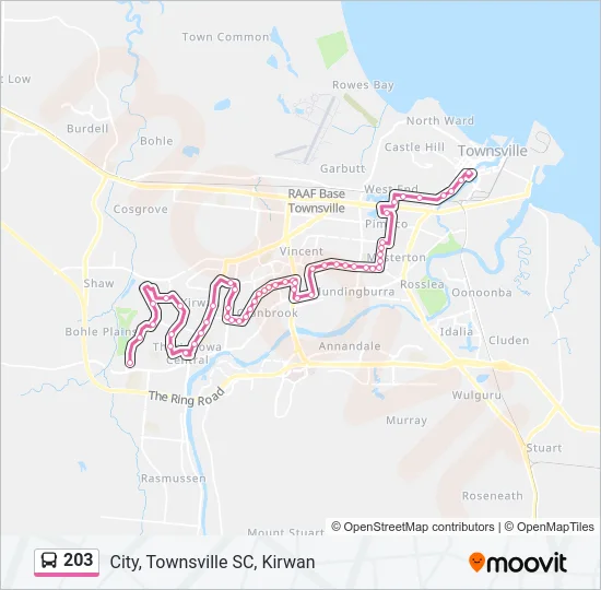 203 Route: Schedules, Stops & Maps - Kirwan (Updated)