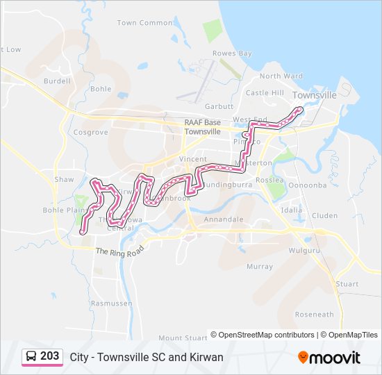 203 Route: Schedules, Stops & Maps - Townsville City (Updated)