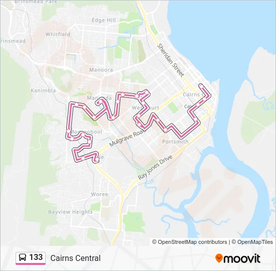133 Route: Schedules, Stops & Maps - Cairns Central (Updated)