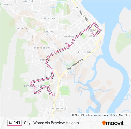 141 Route: Schedules, Stops & Maps - Cairns Central (Updated)