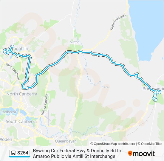 S254 Route: Schedules, Stops & Maps - Collector (Updated)