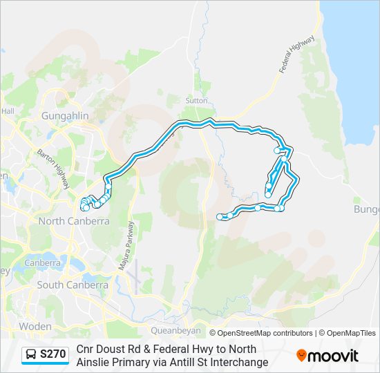 S270 Route: Schedules, Stops & Maps - Wamboin (Updated)