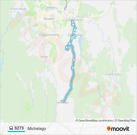 S273 Route: Schedules, Stops & Maps - Michelago (Updated)