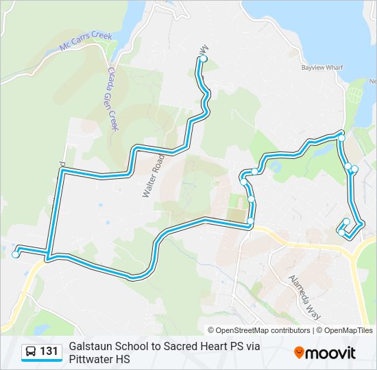 131 Route: Schedules, Stops & Maps - Sacred Heart PS, Keenan St (Updated)