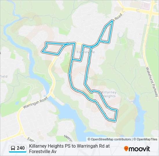 240 Route: Schedules, Stops & Maps - Crown of The Hill (Updated)