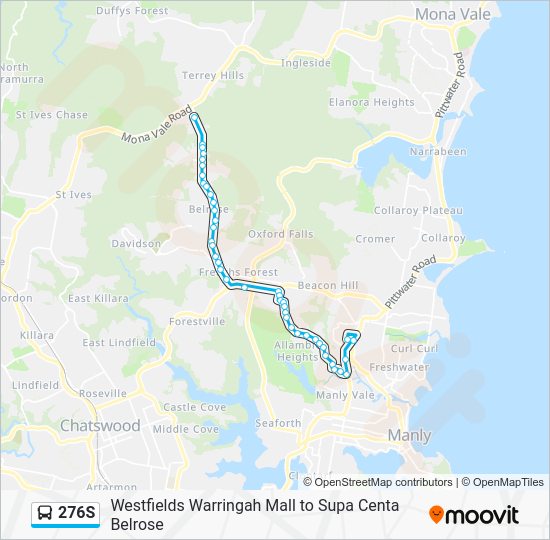 276S Route: Schedules, Stops & Maps - Austlink Forest Way (Updated)