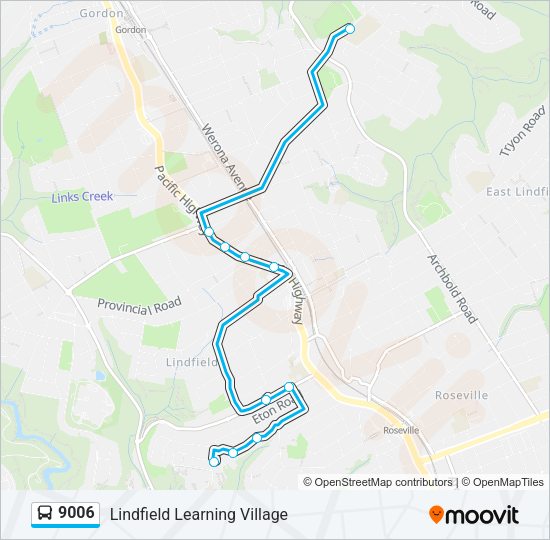 9006 Route: Schedules, Stops & Maps - Lindfield Learning Village (Updated)