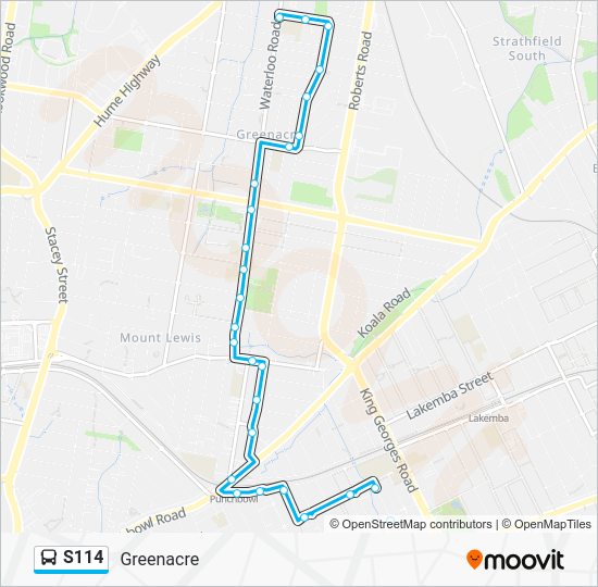 S114 Route: Schedules, Stops & Maps - Greenacre (Updated)
