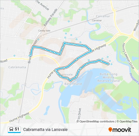 S1 Route: Schedules, Stops & Maps - Cabramatta via Lansvale (Updated)