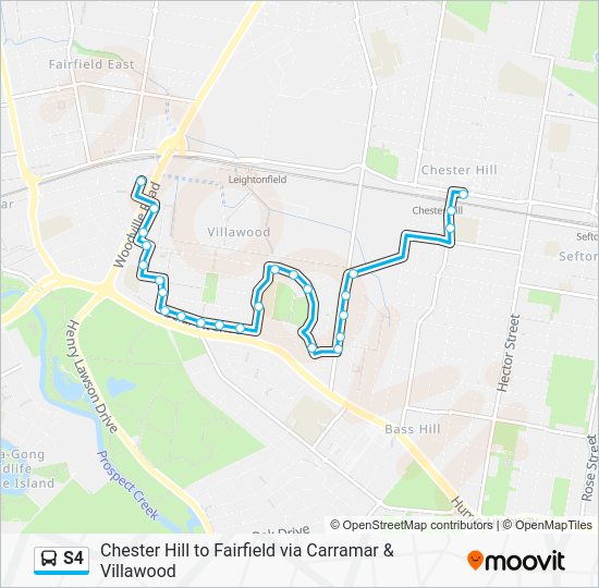 S4 Route: Schedules, Stops & Maps - Villawood Place Shops (Updated)