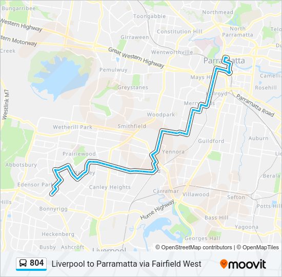 804 Route: Schedules, Stops & Maps - Market St at Church St (Updated)