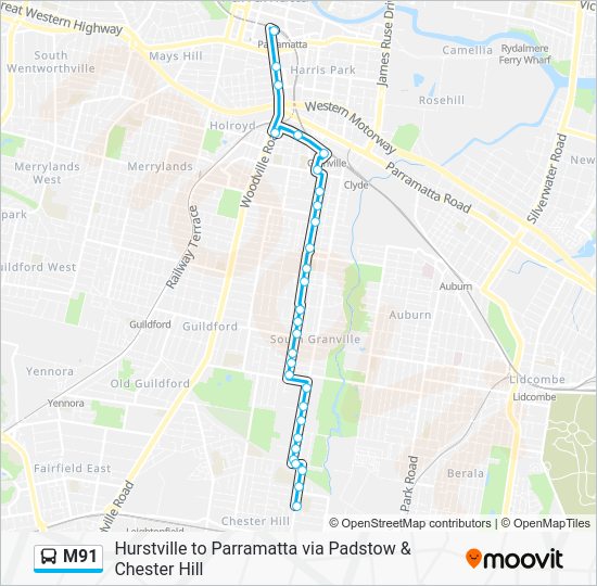 m91 Route: Schedules, Stops & Maps - Sefton HS (Updated)
