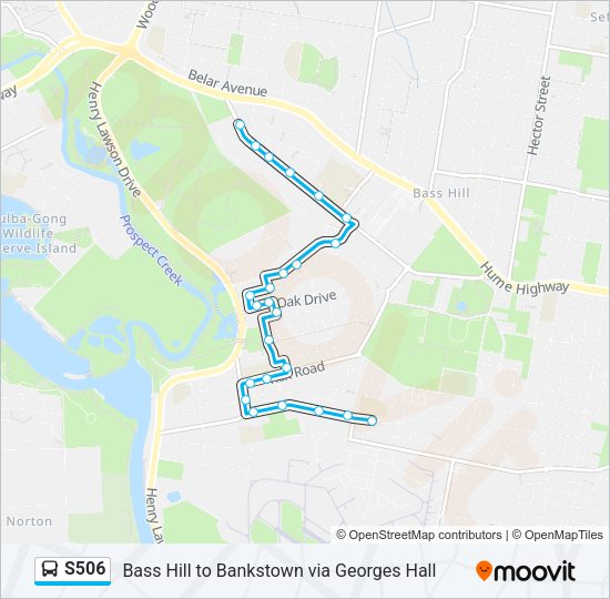 S506 Route: Schedules, Stops & Maps - Georges Hall PS (Updated)