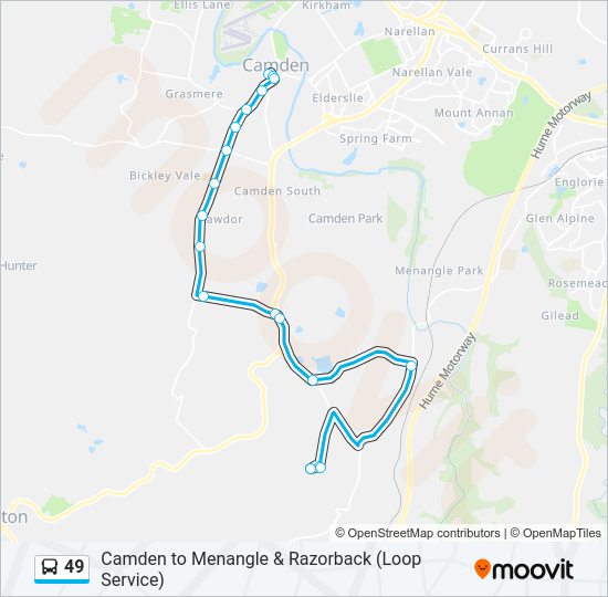 49 Route: Schedules, Stops & Maps - Quirkes Lane at Carolls Rd (Updated)