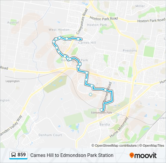 859 Route: Schedules, Stops & Maps - Carnes Hill Mktplc (Updated)