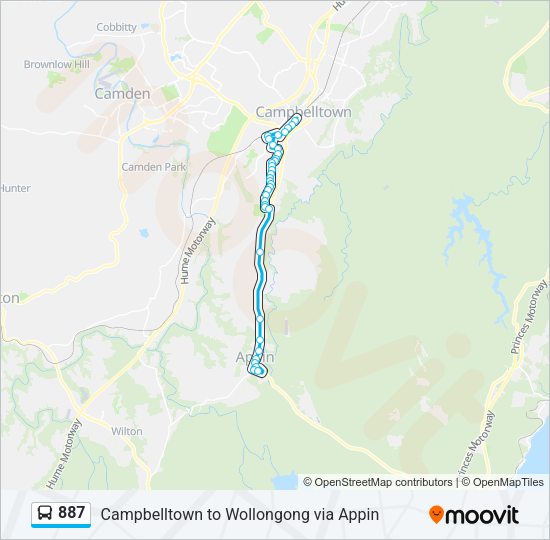 887 Route: Schedules, Stops & Maps - St Marks Anglican Church (Updated)