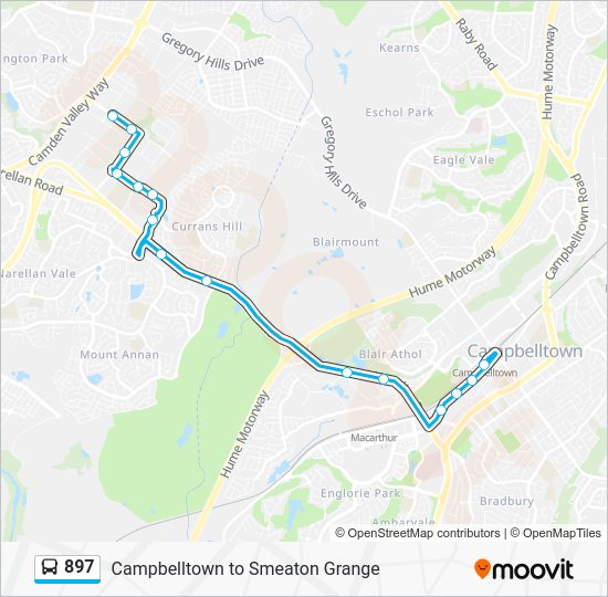 897 Route: Schedules, Stops & Maps - Anderson Rd before Dunn Rd (Updated)