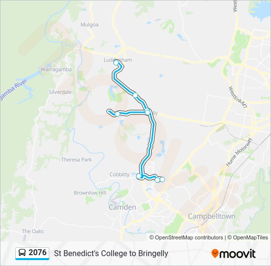 2076 Route: Schedules, Stops & Maps - Holy Family PS (Updated)