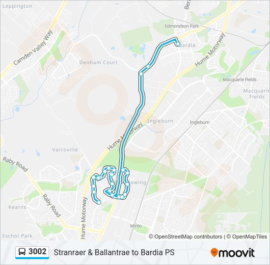 3002 Route: Schedules, Stops & Maps - Bardia PS (Updated)