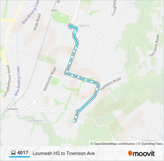4017 Route: Schedules, Stops & Maps - Townson Ave after Pendergast Ave ...